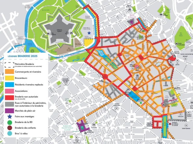 Braderie de Lille 2025: info, kaart – Office de Tourisme de Lille